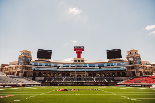 Texas Tech University - Jones AT&T Stadium South End Zone & Womble ...