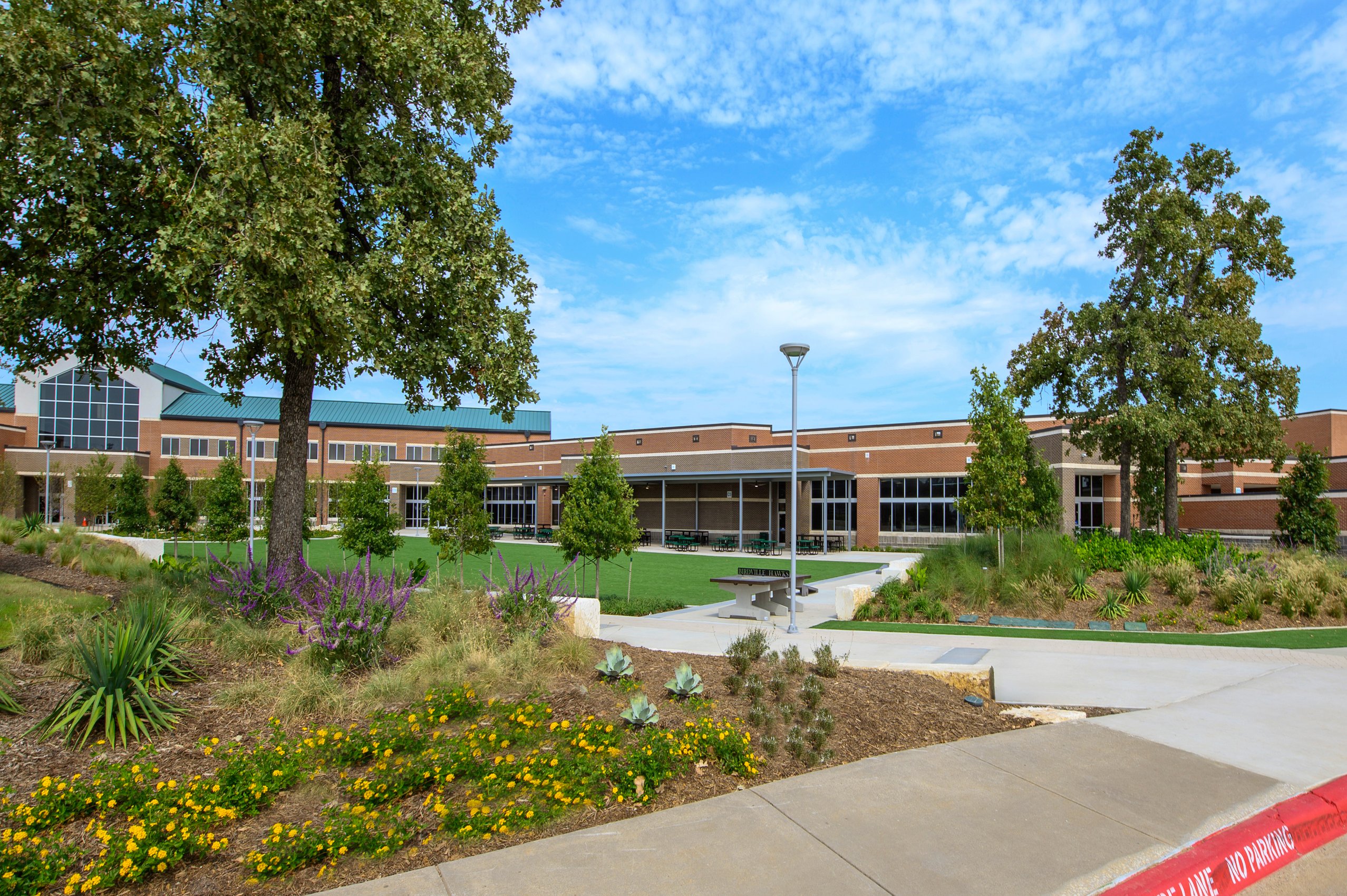 Birdville ISD - Birdville High School Courtyard