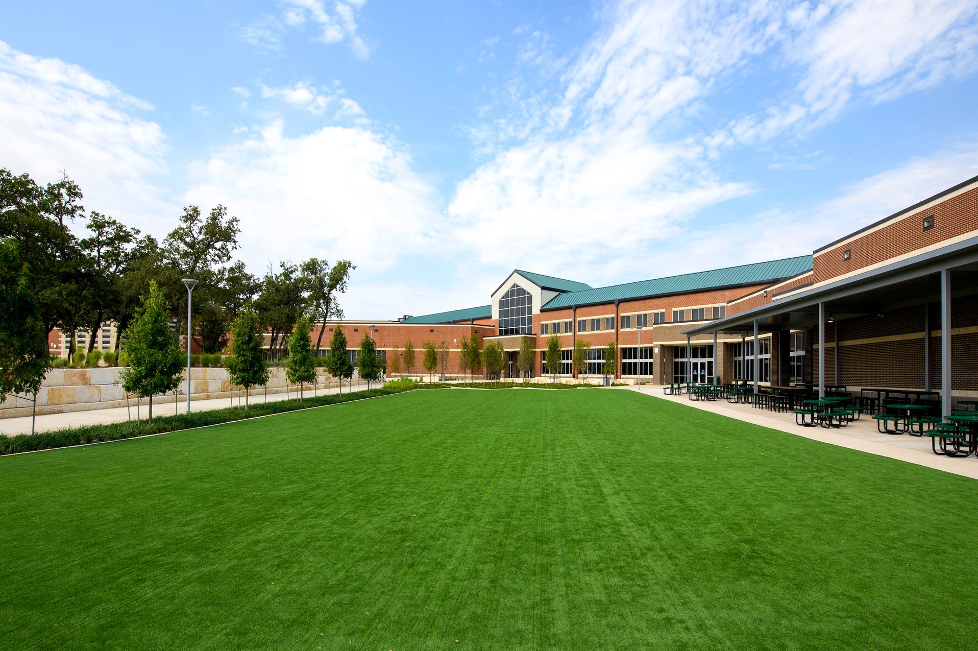 Birdville ISD - Birdville High School Courtyard