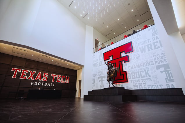 Texas Tech University - Jones AT&T Stadium South End Zone & Womble ...